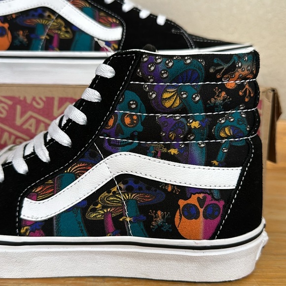 Vans | Shoes | Vans Sk8 Hi Trippy Drip Black Multiple Mens Size 95 ...
